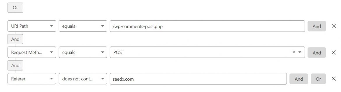 How to protect WordPress via Cloudflare WAF Rule?